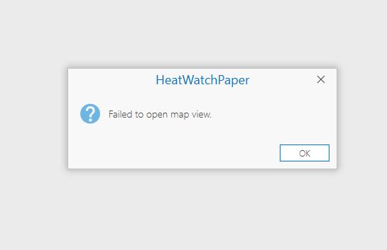 "Failed to open map view" - Esri Community